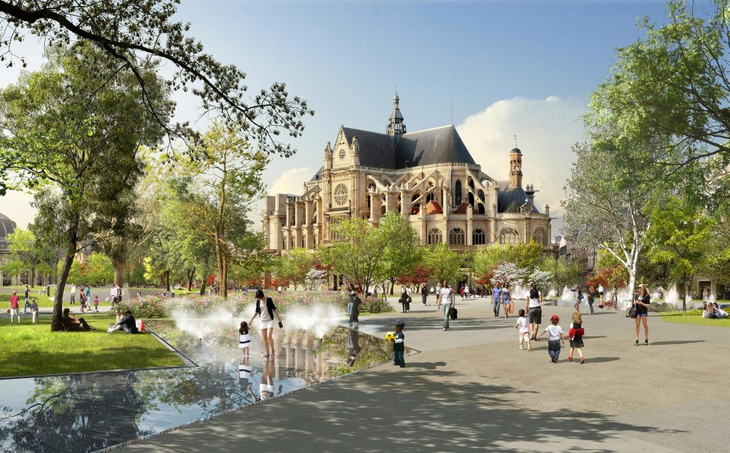 Projet du nouveau Jardin du Forum des Halles (Architecte Seura) - Paris ... Projet du nouveau Jardin du Forum des Halles (Architecte Seura) - Paris ...